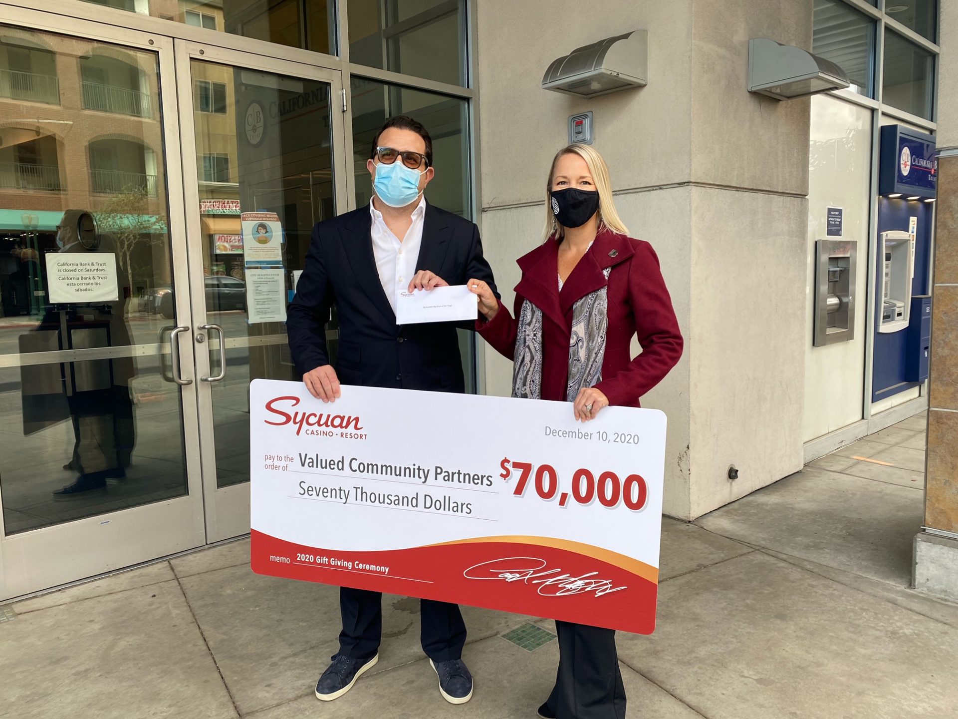 Sycuan Casino Resort Donates More than $70,000 to 21 Charities - Indian ...