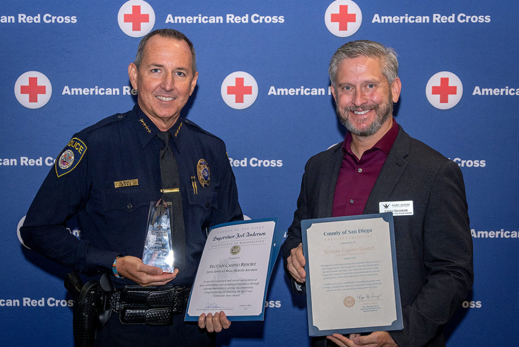 Sycuan Recognized As 2022 Corporate Hero by American Red Cross