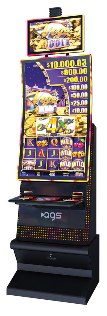 AGS – Vegas Gold on Orion Curve cabinet - Indian Gaming