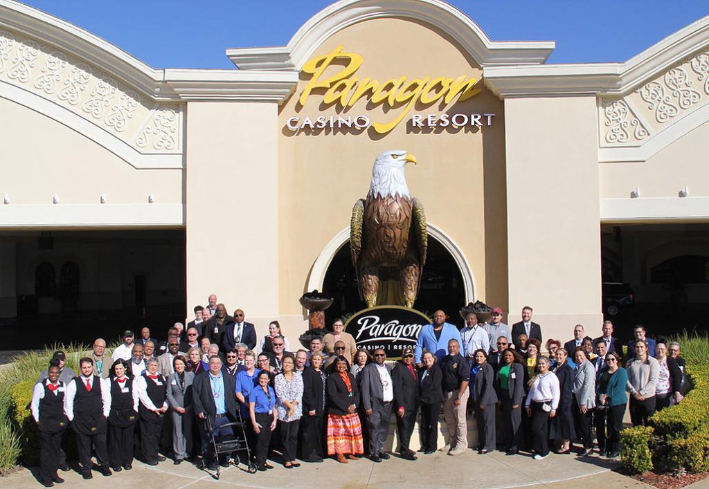 Paragon Casino Resort Unveils Bald Eagle Statue - Indian Gaming