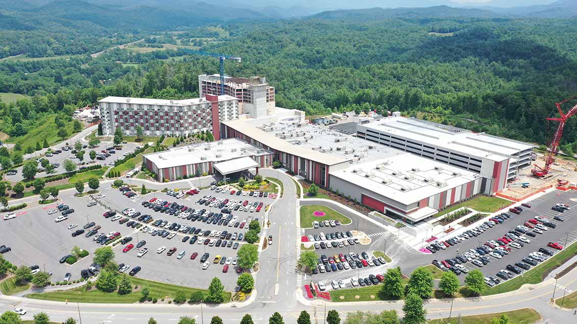 Harrah’s Cherokee Valley River Hosts Hotel Topping Ceremony