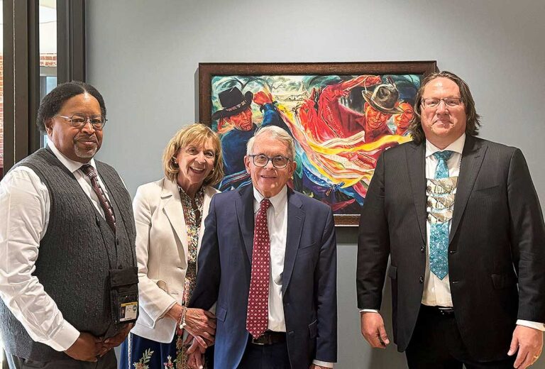 Ohio Gov. DeWine, First Lady Visit Shawnee Tribe - Indian Gaming