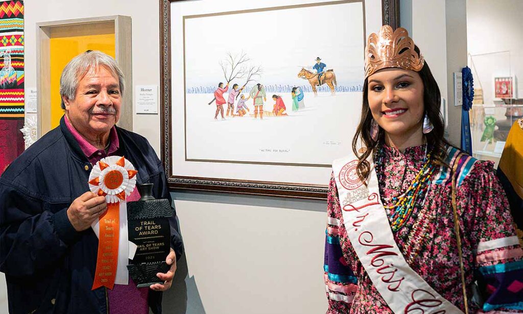 Trail of Tears Art Show Awards Native Artists - Indian Gaming