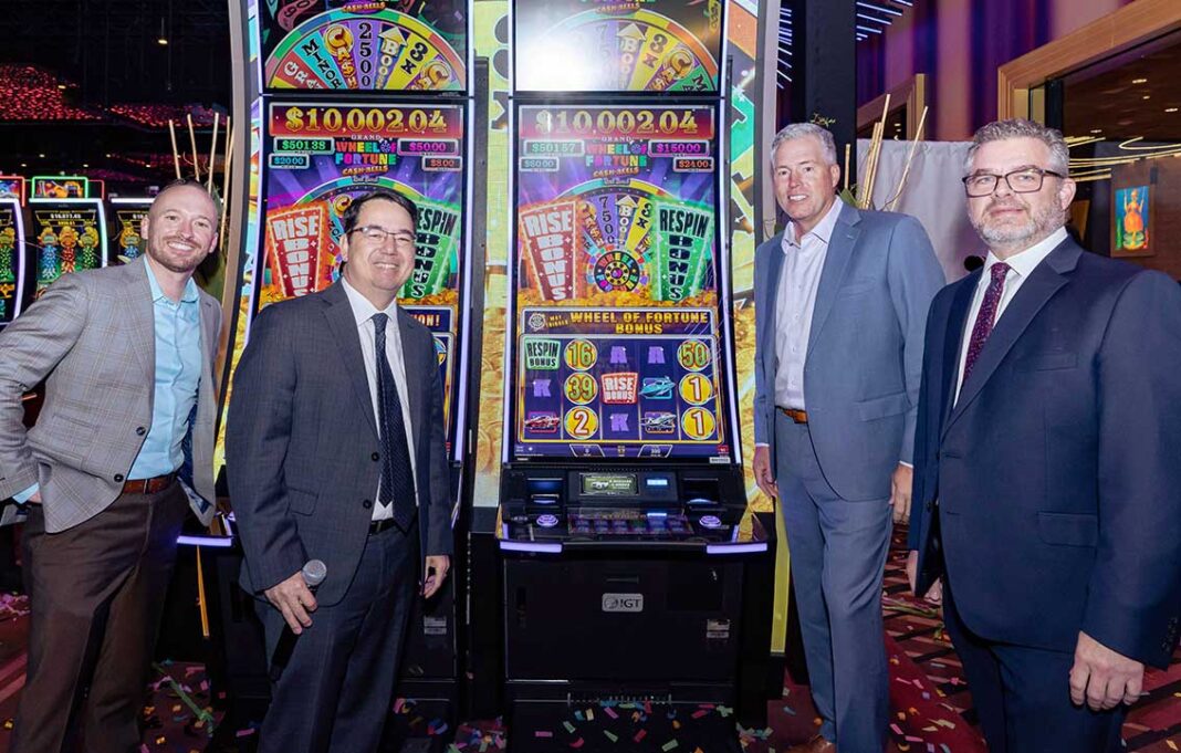 IGT’s Wheel of Fortune Cash on Reels Premieres at Yaamava’